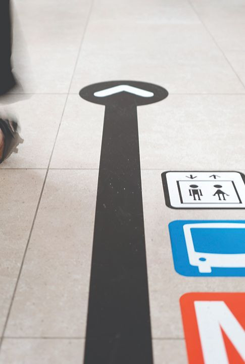 Temporary wayfinding, Ainoa | Sitowise